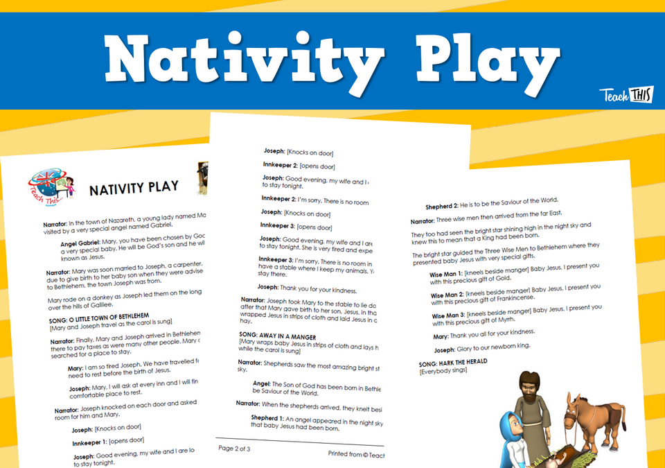 Nativity Play :: Teacher Resources and Classroom Games :: Teach This