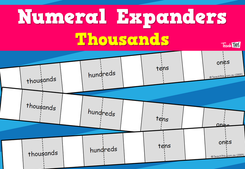 Numeral Expanders - Thousands :: Teacher Resources and Classroom Games ...