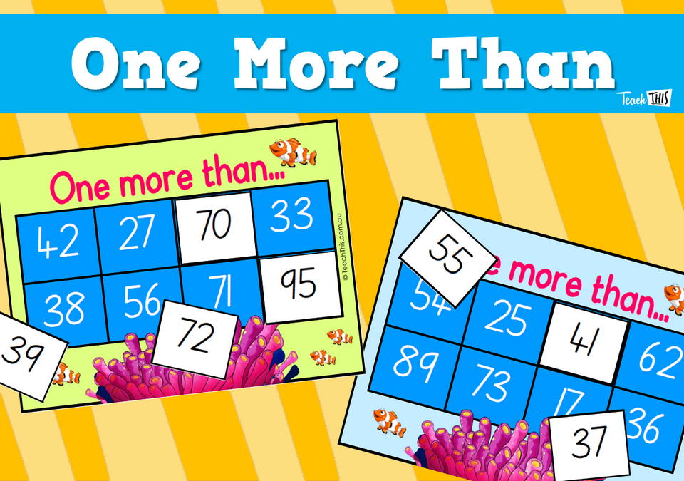 One More Than :: Teacher Resources and Classroom Games :: Teach This