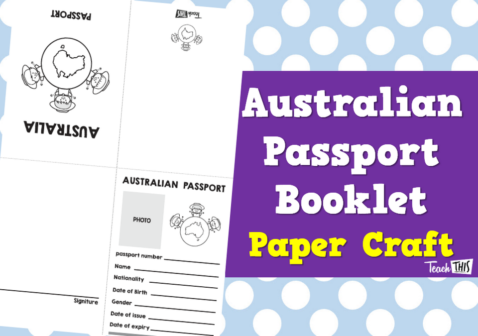 Passport Booklet :: Teacher Resources and Classroom Games :: Teach This