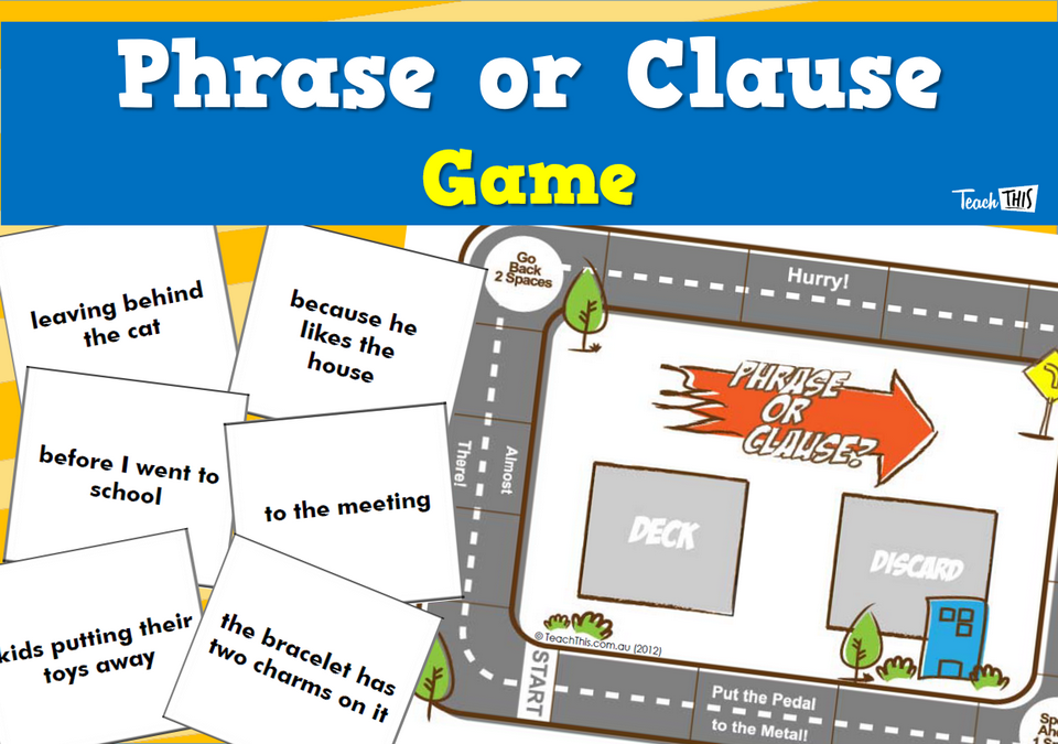 Phrase or Clause Game :: Teacher Resources and Classroom Games :: Teach This