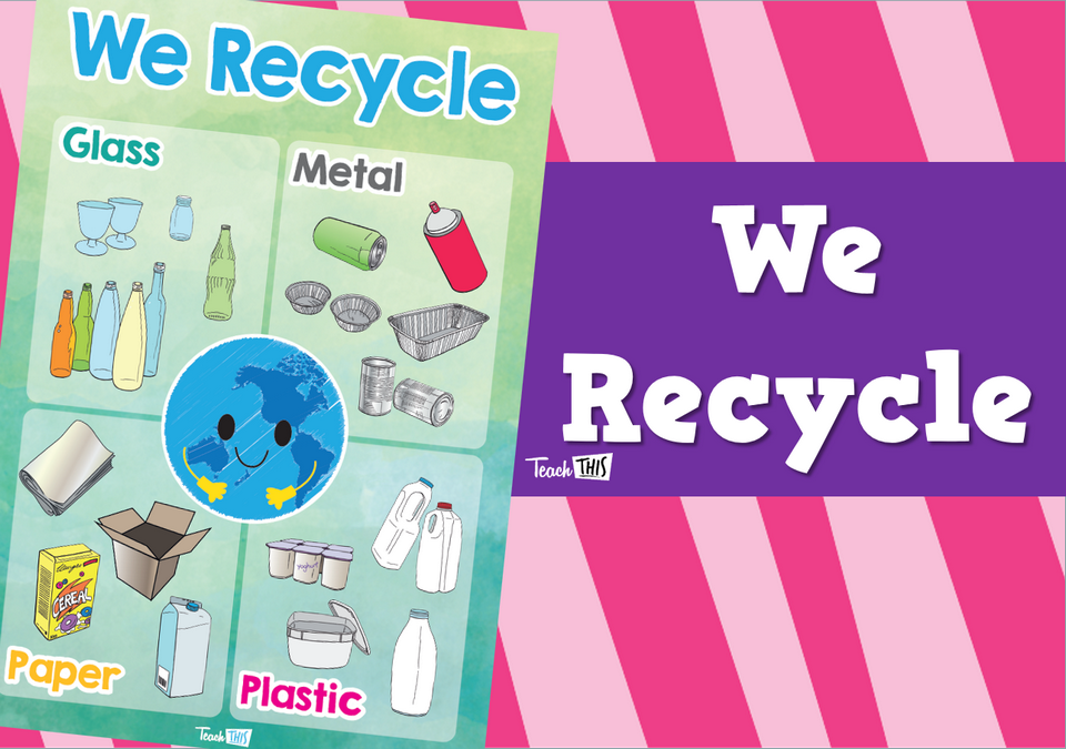 We Recycle Display :: Teacher Resources and Classroom Games :: Teach This