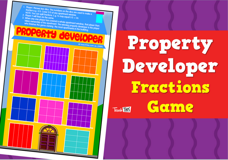 Property Developer - Fractions Game :: Teacher Resources and Classroom ...