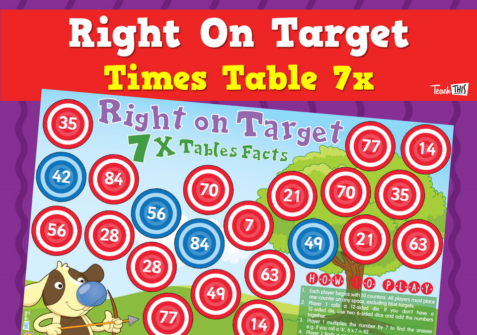 Right On Target - 7x Tables :: Teacher Resources and Classroom Games ...