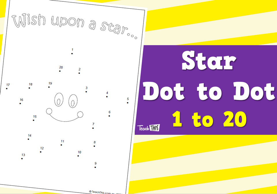 Star Dot to Dot - 1 to 20 :: Teacher Resources and Classroom Games ...