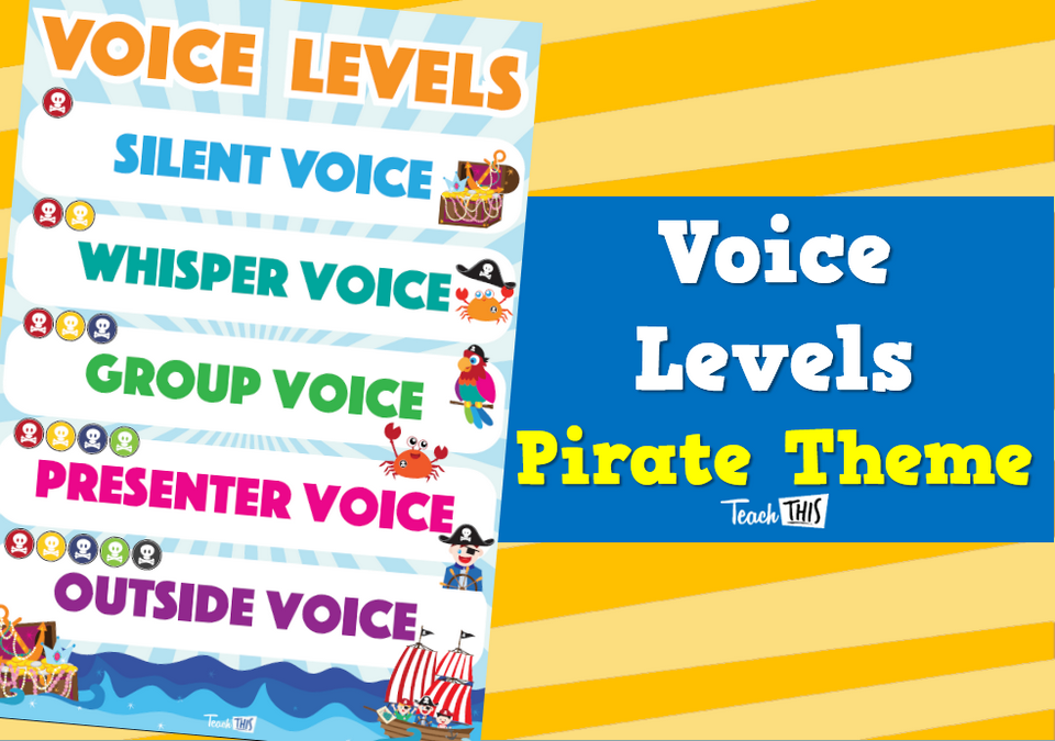 Classroom Noise Levels - Pirate Theme :: Teacher Resources and ...
