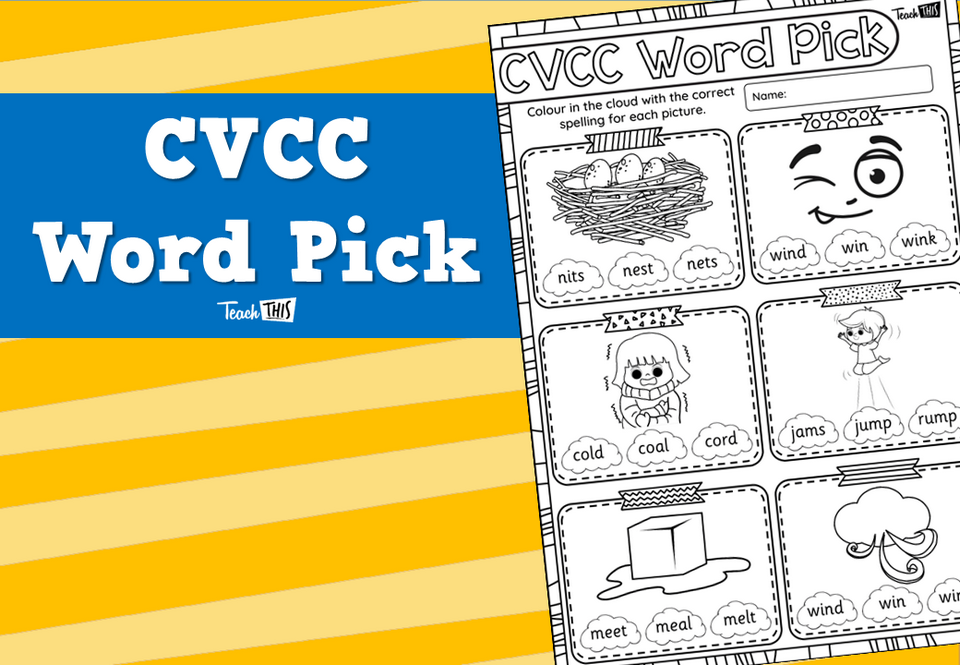 CVCC Word Pick :: Teacher Resources and Classroom Games :: Teach This