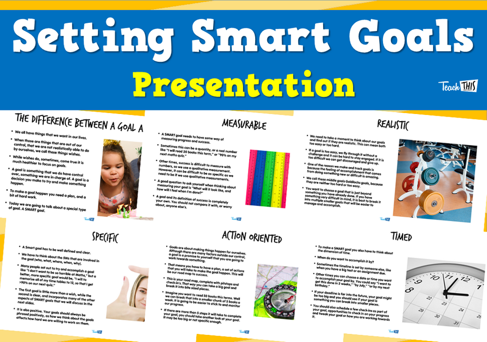 Setting Smart Goals - Presentation :: Teacher Resources and Classroom ...