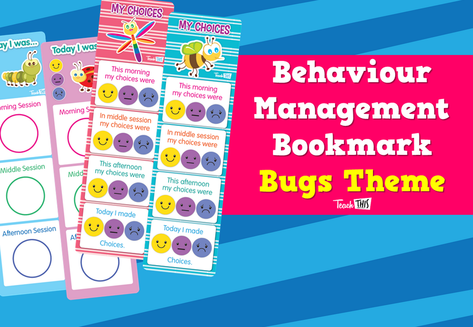 Behaviour Management Bookmark - Bug Theme :: Teacher Resources and ...