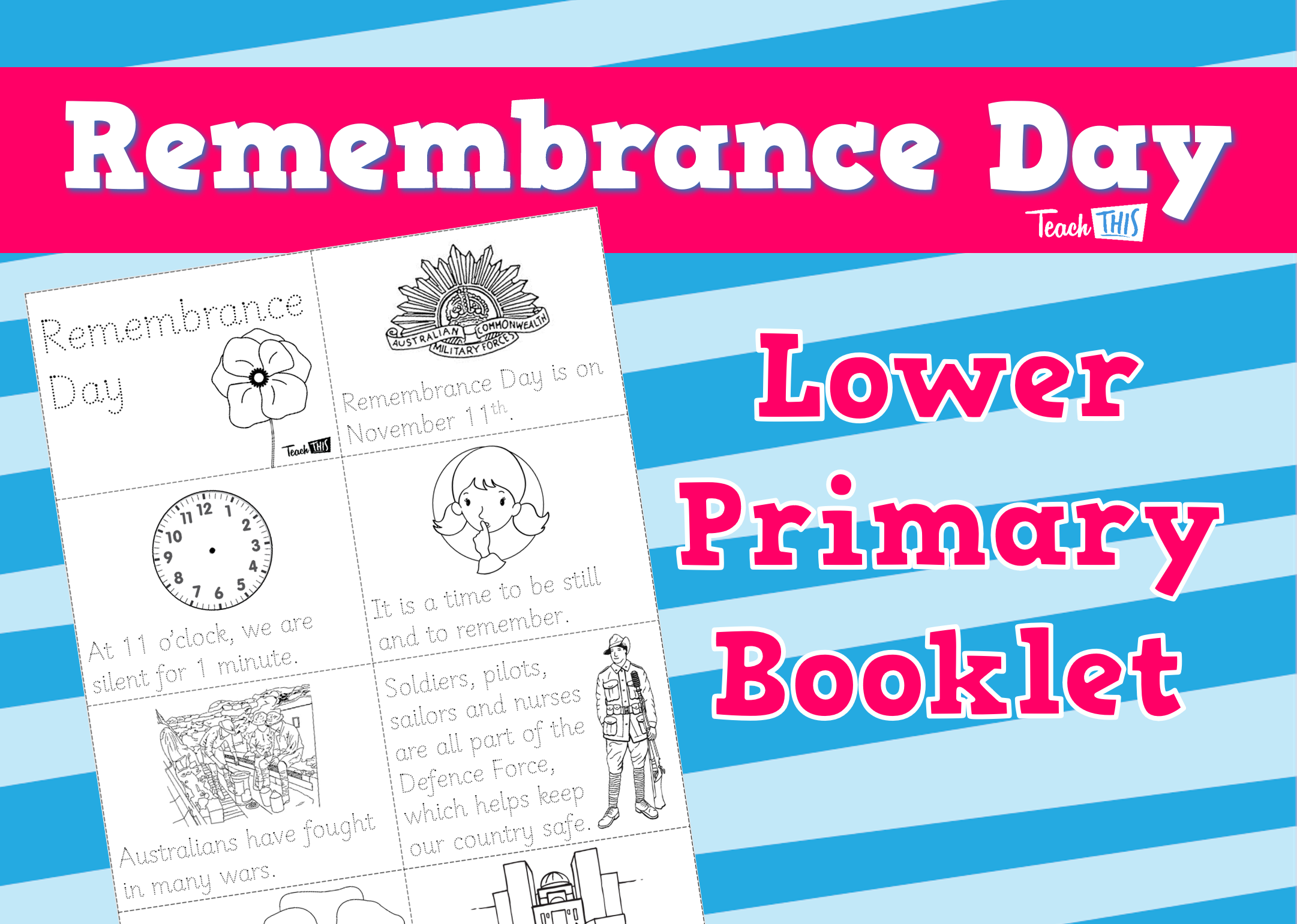 Remembrance Day - Lower Primary Booklet :: Teacher Resources and ...