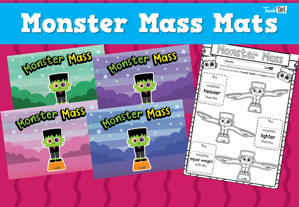 Monster Mass Mats :: Teacher Resources and Classroom Games :: Teach This