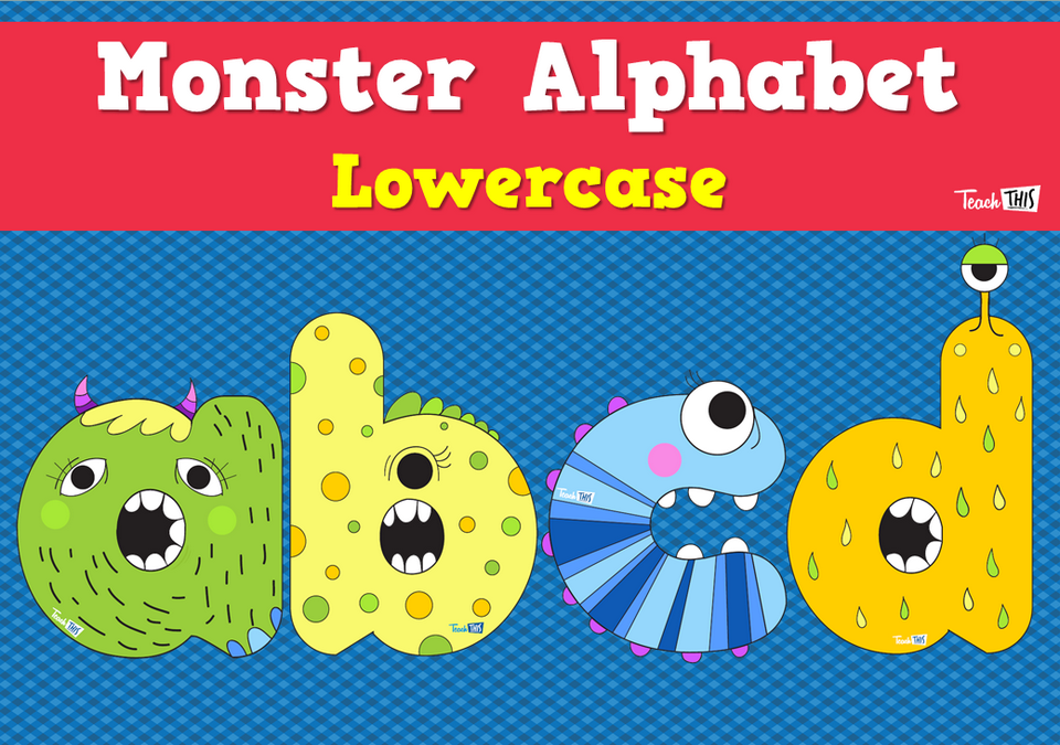 Monster Alphabet - Lowercase :: Teacher Resources and Classroom Games ...