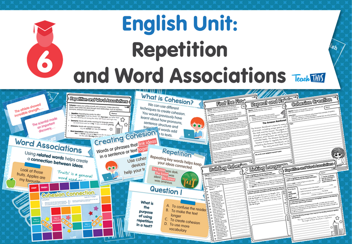 English Unit: Repetition and Word Associations :: Teacher Resources and ...