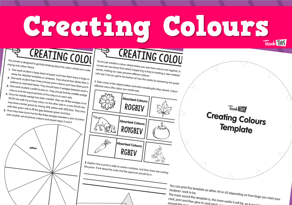 Creating Colours :: Teacher Resources and Classroom Games :: Teach This