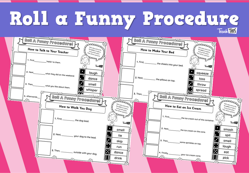 Roll a Funny Procedure :: Teacher Resources and Classroom Games ...