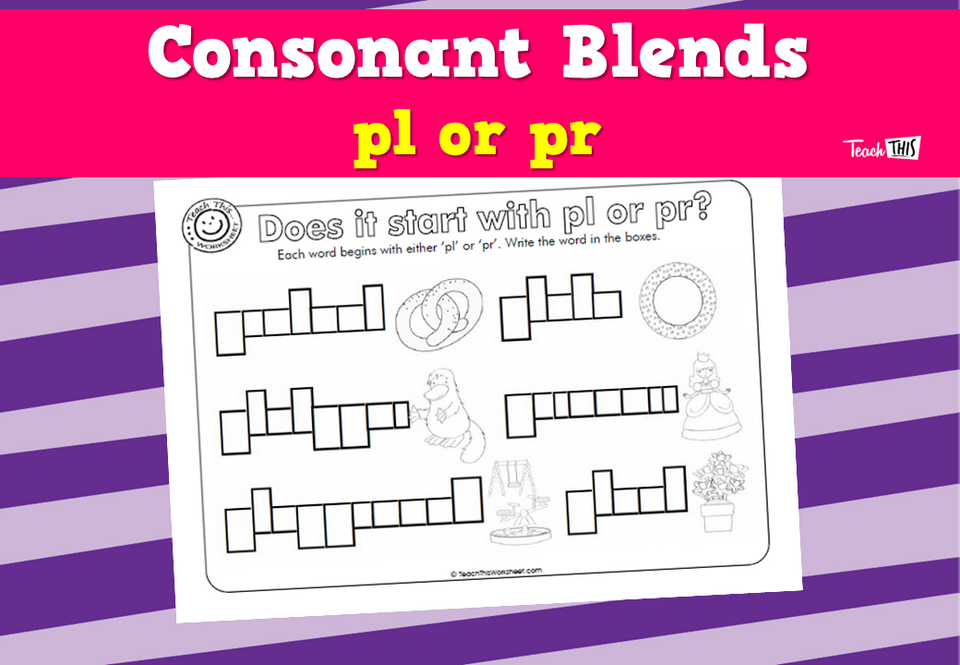 Consonant Blends - pl or pr :: Teacher Resources and Classroom Games ...
