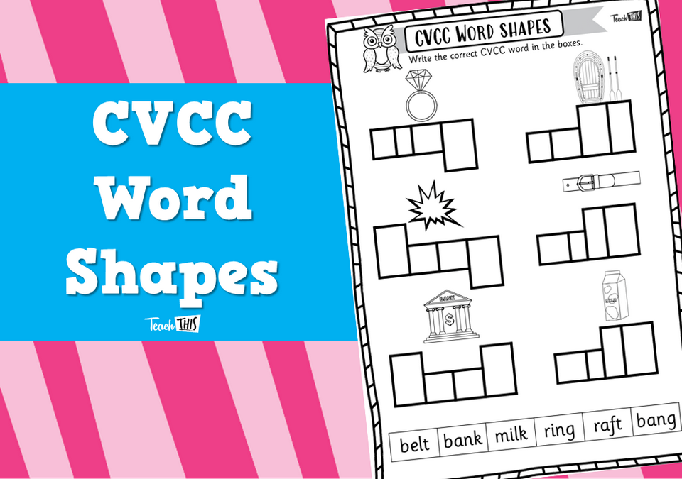 CVCC Word Shapes :: Teacher Resources and Classroom Games :: Teach This