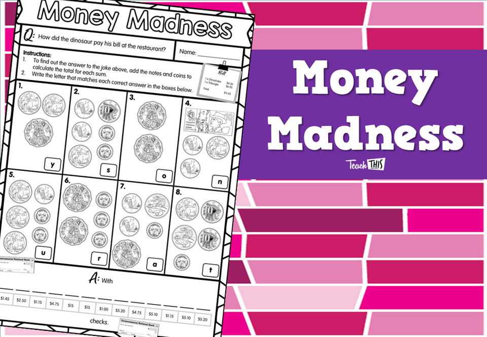 Money Madness :: Teacher Resources and Classroom Games :: Teach This