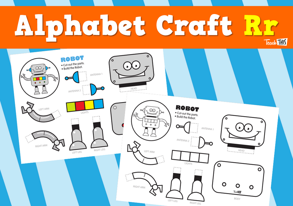 Alphabet Craft Rr :: Teacher Resources and Classroom Games :: Teach This