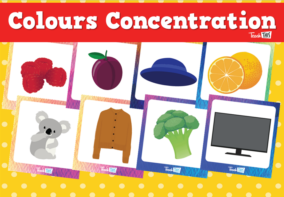 Colours Concentration :: Teacher Resources and Classroom Games :: Teach ...