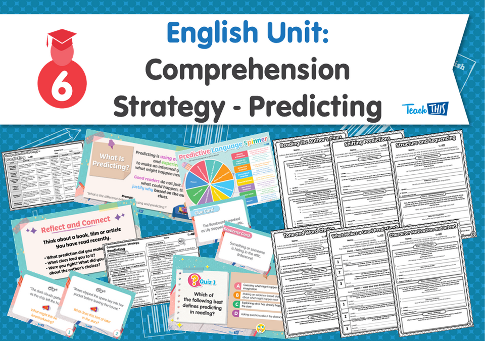 English Unit: Comprehension Strategy: Predicting :: Teacher Resources ...