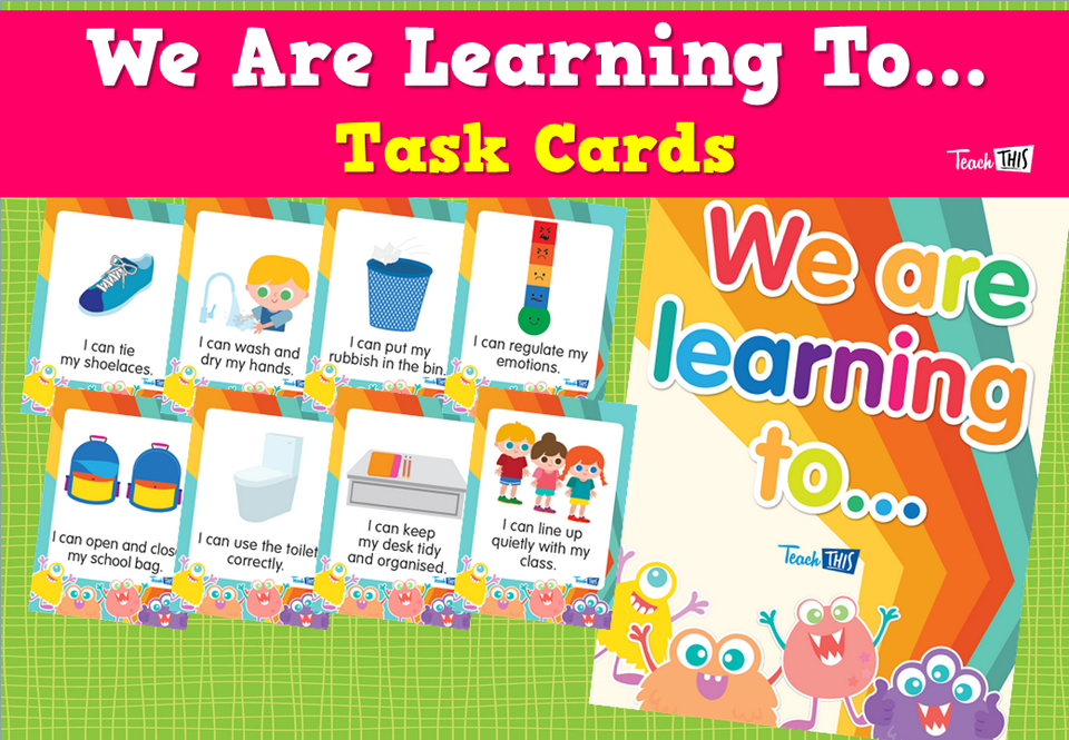 We Are Learning To... - Task Cards :: Teacher Resources and Classroom ...