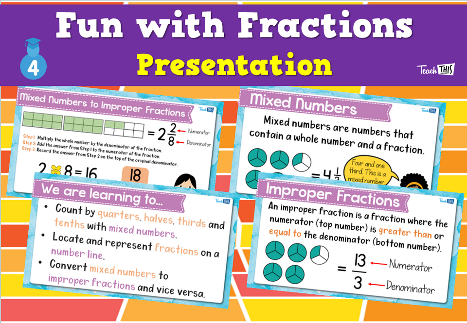 Fun with Fractions - Presentation :: Teacher Resources and Classroom ...