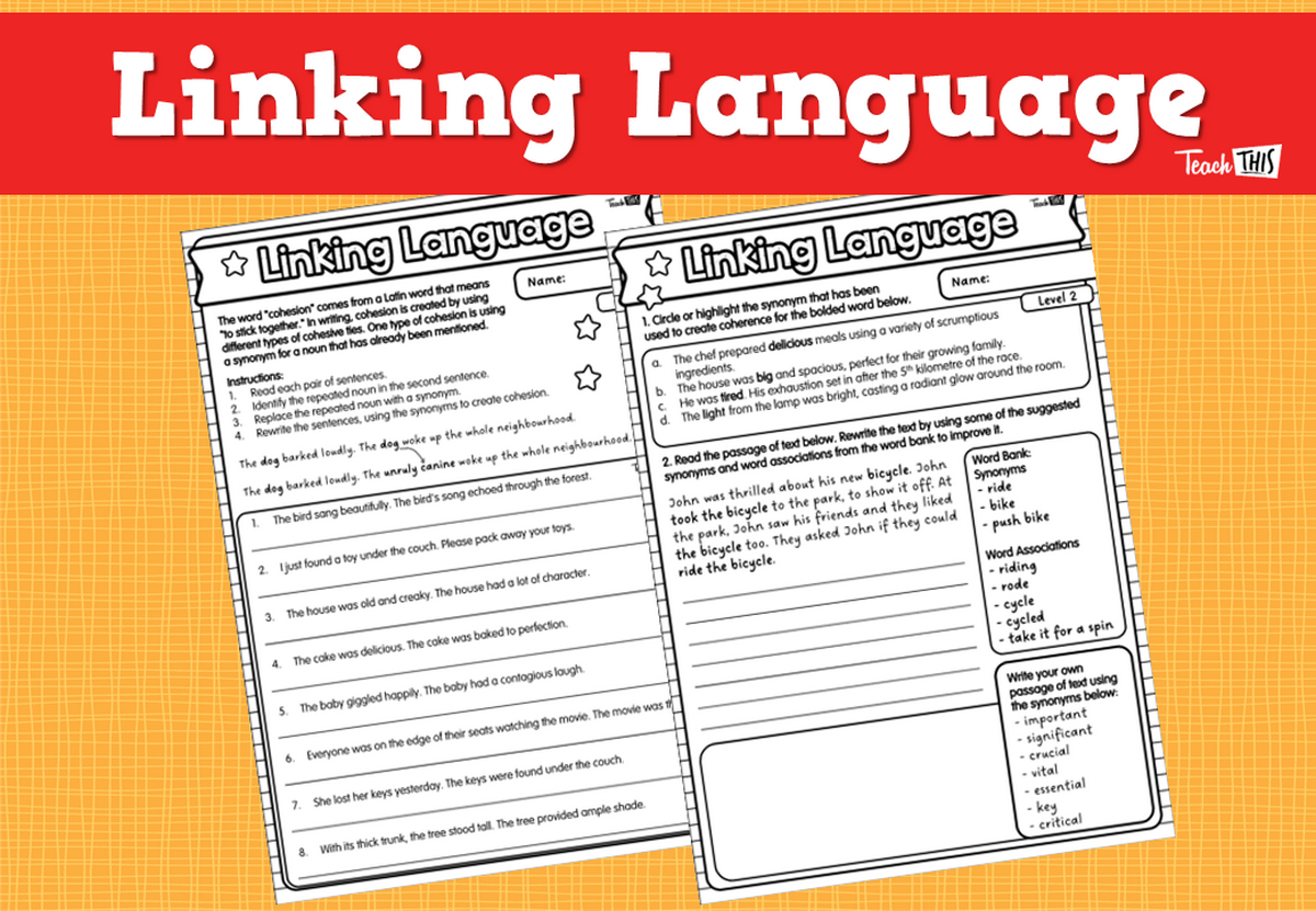 Linking Language :: Teacher Resources and Classroom Games :: Teach This
