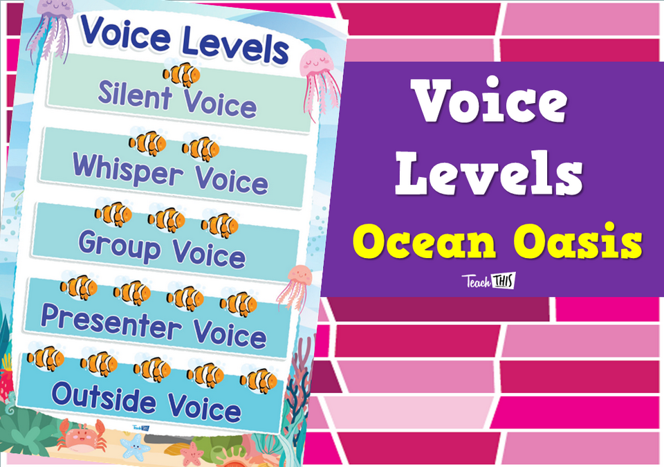 Voice Levels - Ocean Oasis :: Teacher Resources and Classroom Games ...