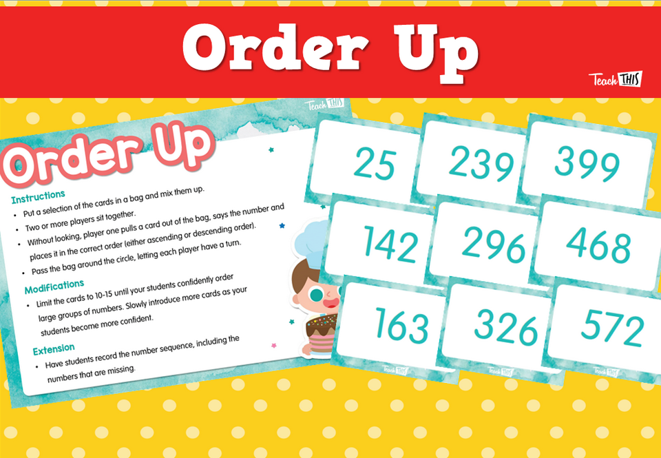 Order Up :: Teacher Resources and Classroom Games :: Teach This