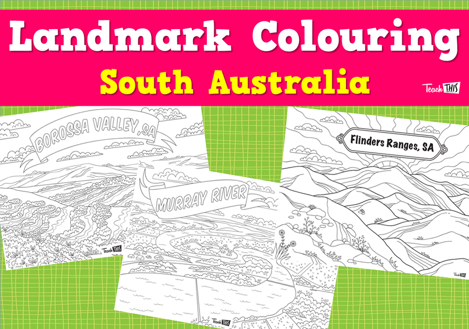 Landmark Colouring - South Australia :: Teacher Resources and Classroom ...