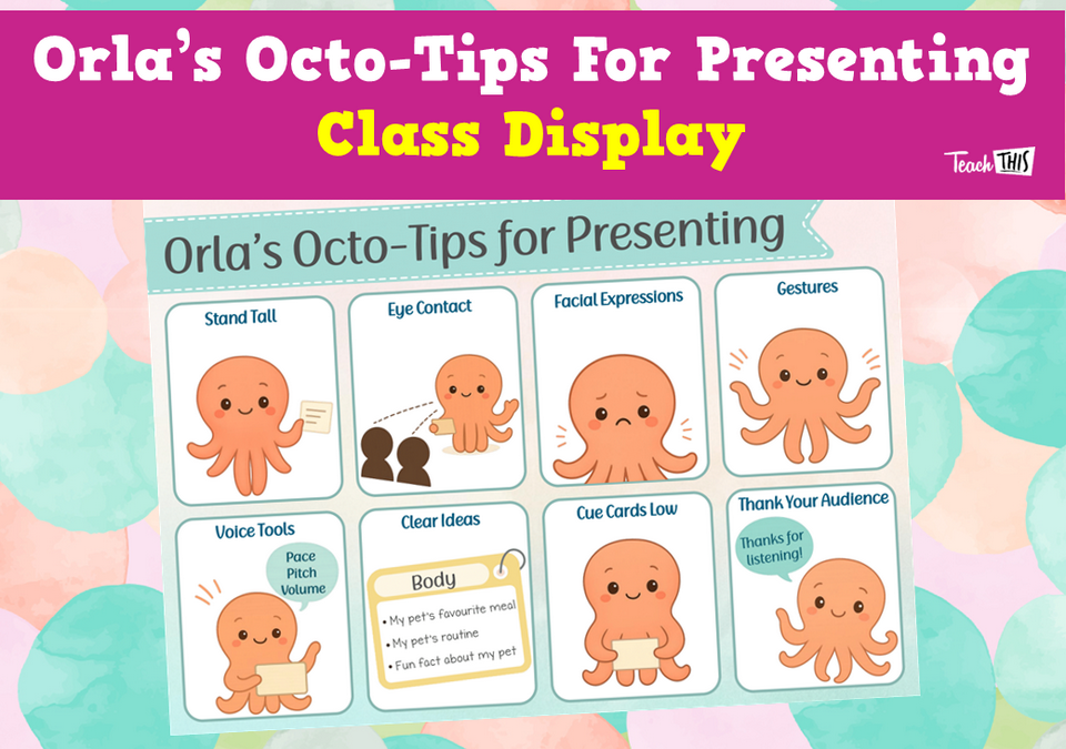 Orla’s Octo-Tips For Presenting Class Display :: Teacher Resources and ...