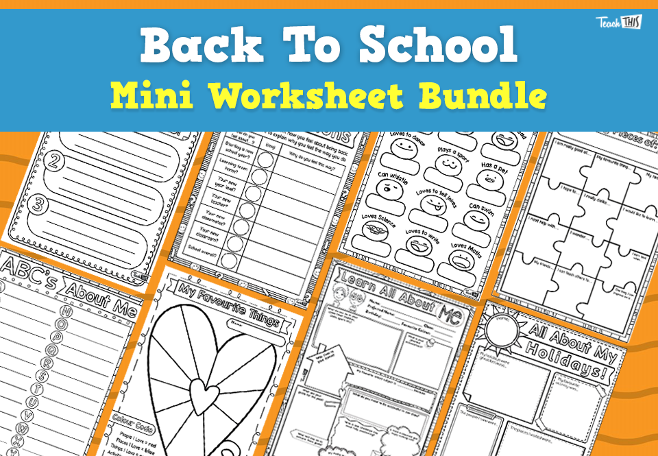 Back To School - Mini Bundle :: Teacher Resources and Classroom Games ...
