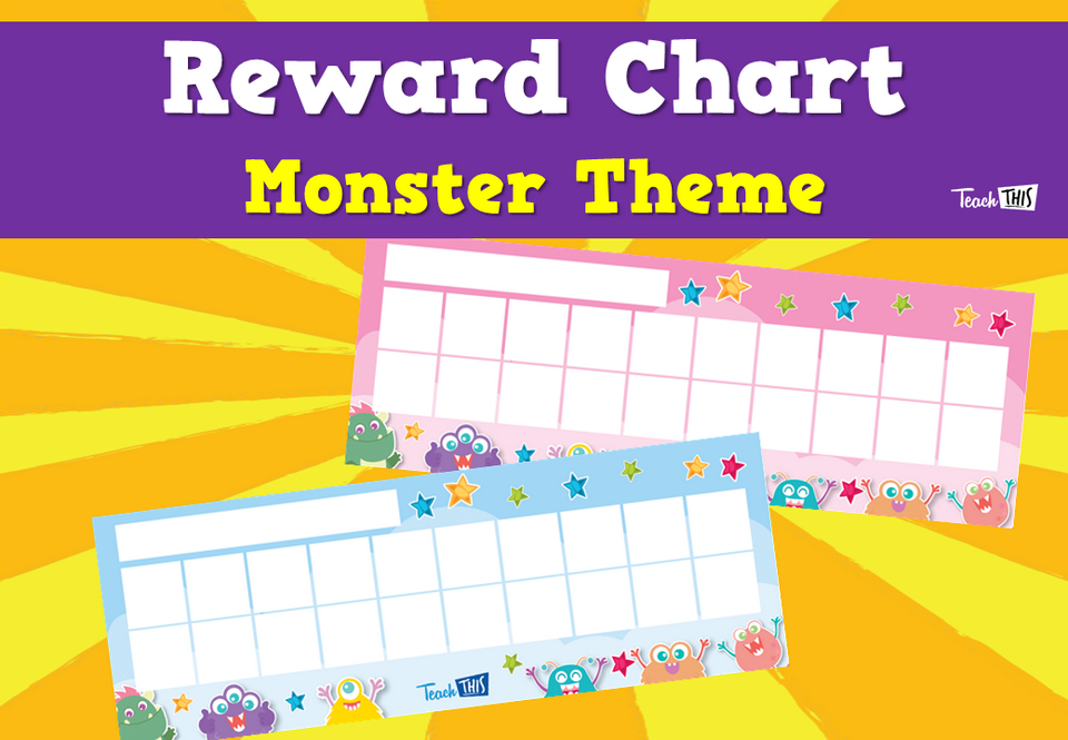 Reward Chart - Monster Theme :: Teacher Resources and Classroom Games ...