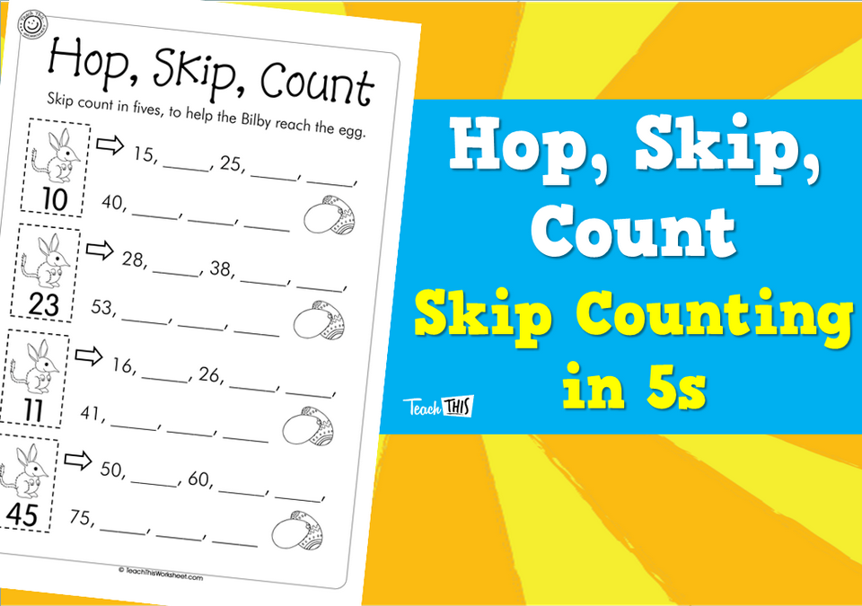 Hop, Skip, Count - Skip Counting in 5s :: Teacher Resources and ...