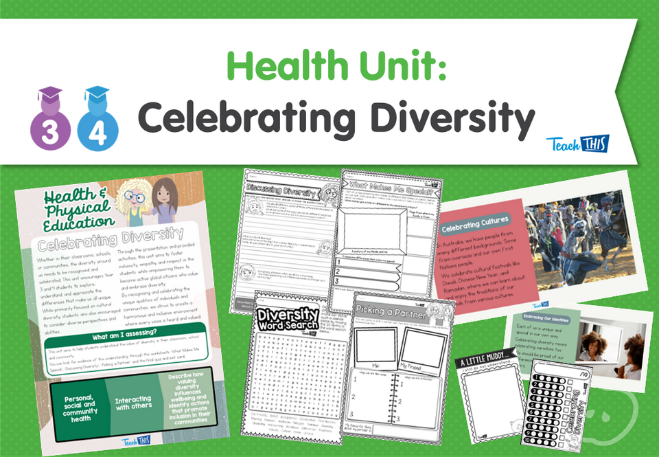 Health Unit: Celebrating Diversity :: Teacher Resources and Classroom ...