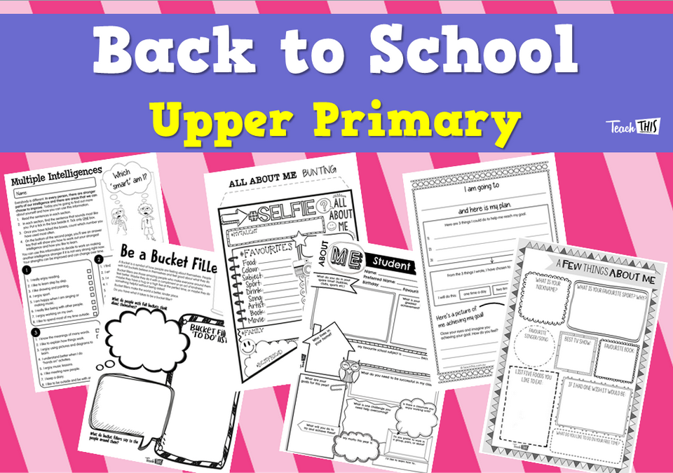 Back to School - Upper Primary :: Teacher Resources and Classroom Games ...