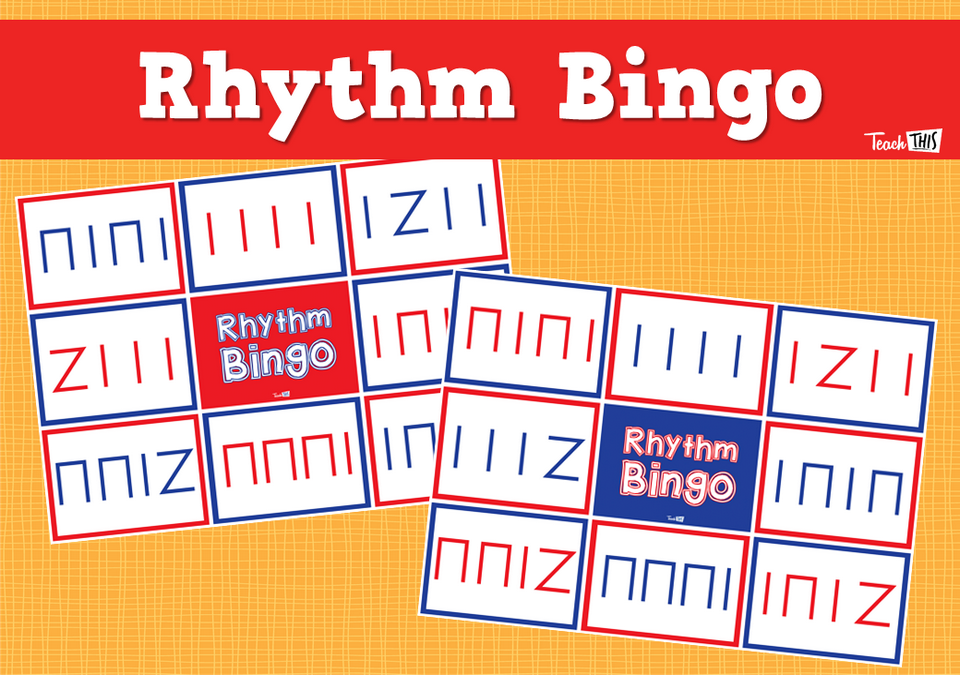 Rhythm Bingo :: Teacher Resources and Classroom Games :: Teach This