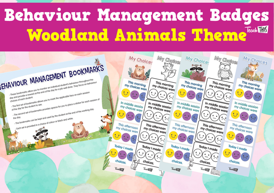 Behaviour Management Badges - Woodland Animals Theme :: Teacher ...