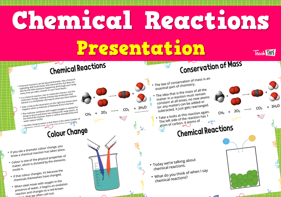 Chemical Reactions - Presentation :: Teacher Resources and Classroom ...