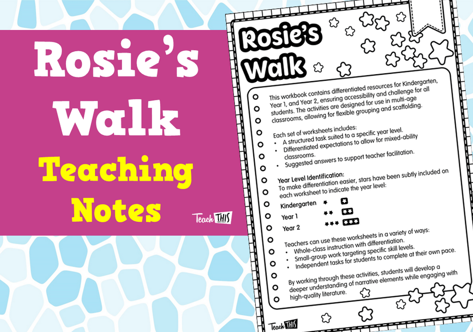 Rosie’s Walk - Teaching Notes :: Teacher Resources and Classroom Games ...