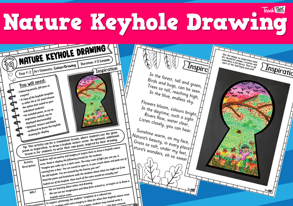 Nature Keyhole Drawing :: Teacher Resources and Classroom Games ...