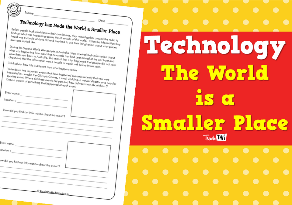 Technology: The World is a Smaller Place :: Teacher Resources and ...