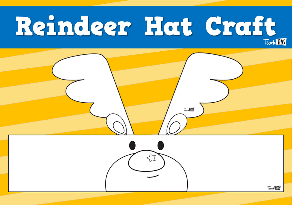Reindeer Hat Craft :: Teacher Resources and Classroom Games :: Teach This