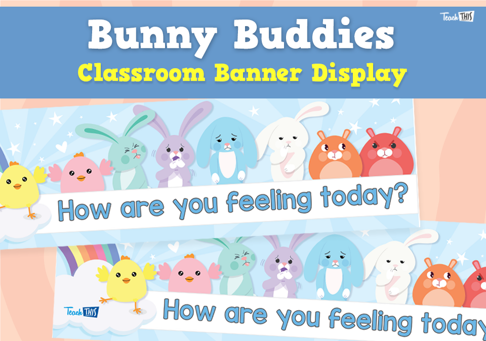 Buddy Bunnies - Classroom Banner :: Teacher Resources and Classroom ...