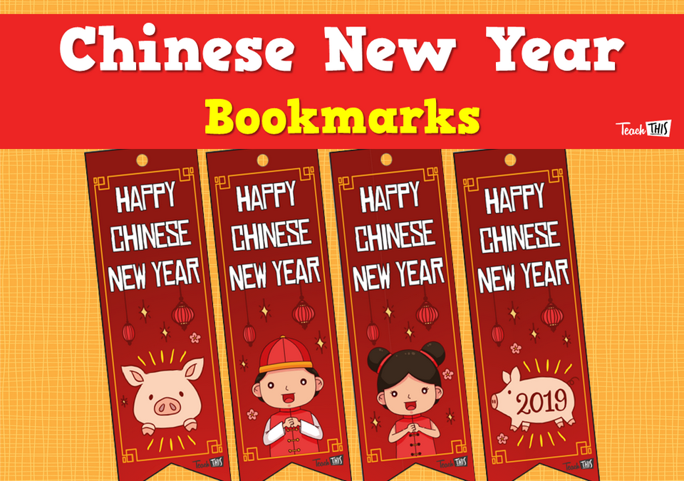 Chinese New Year - Bookmarks :: Teacher Resources and Classroom Games ...