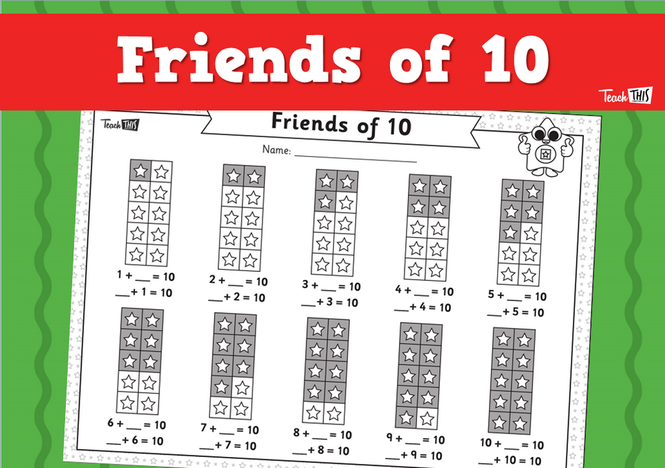 Friends of 10 :: Teacher Resources and Classroom Games :: Teach This