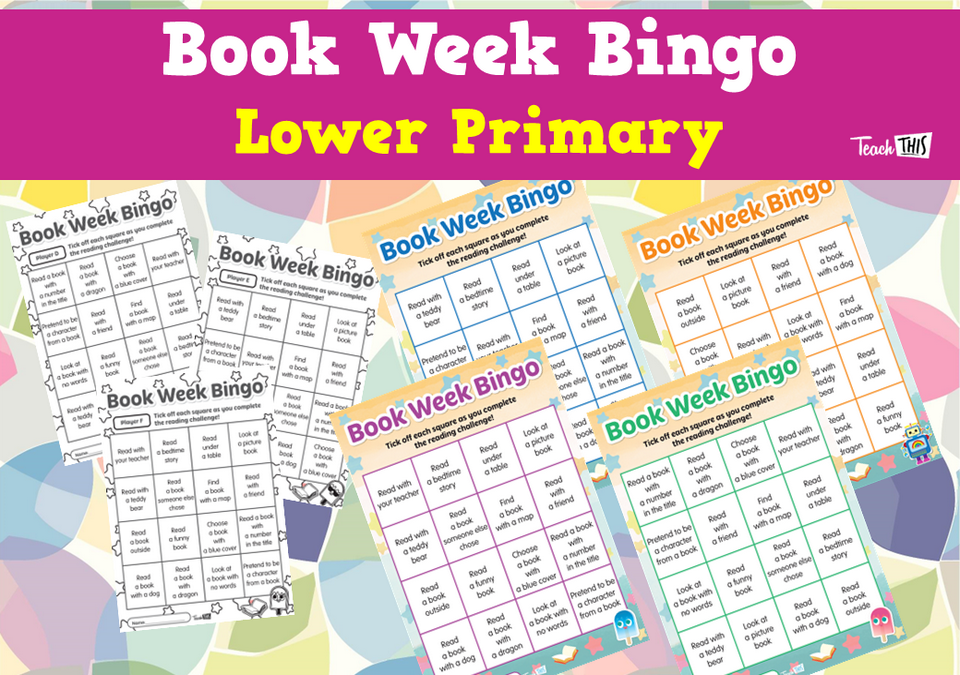 Book Week Bingo - Lower Primary :: Teacher Resources and Classroom ...