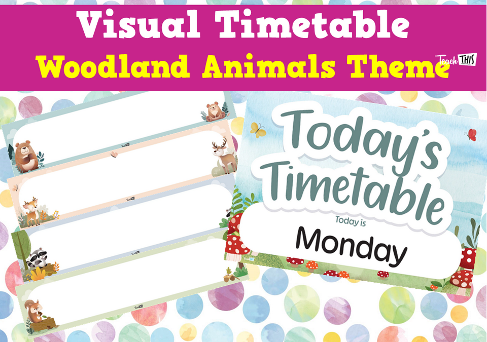 Visual Timetable – Woodlands :: Teacher Resources and Classroom Games ...