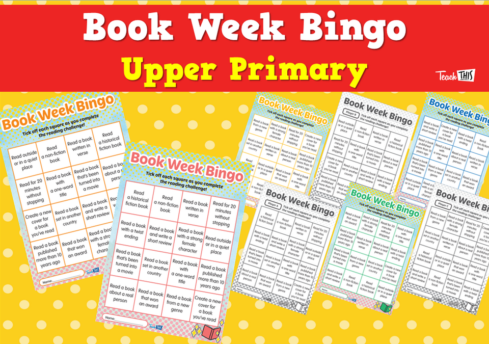 Book Week Bingo - Upper Primary :: Teacher Resources and Classroom ...